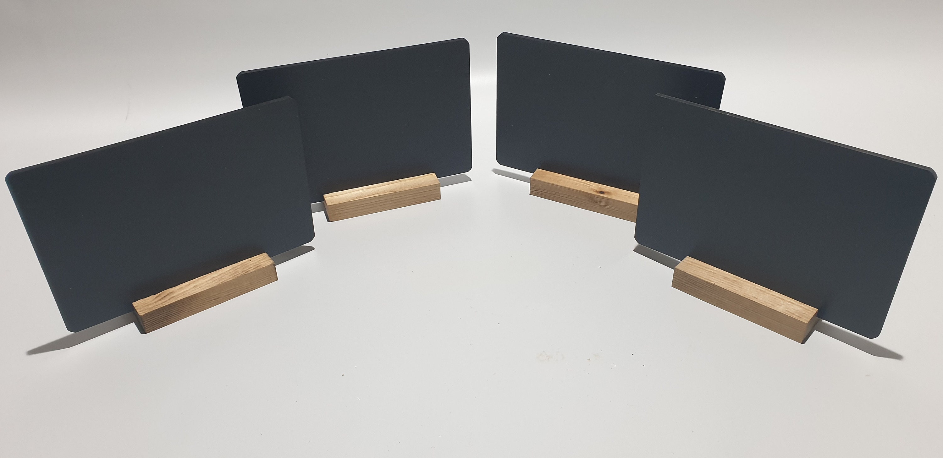 8 X A5 Size Chalkboards Blackboards 8 X Wooden Bases a - Etsy UK