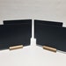 A4 Size Chalkboards Blackboards Wooden Bases 8 White Liquid Chalk Pens ...