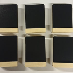 6x A6 Table Top Blackboard Chalkboard Plus a Liquid Chalk Pen CODE SS ...