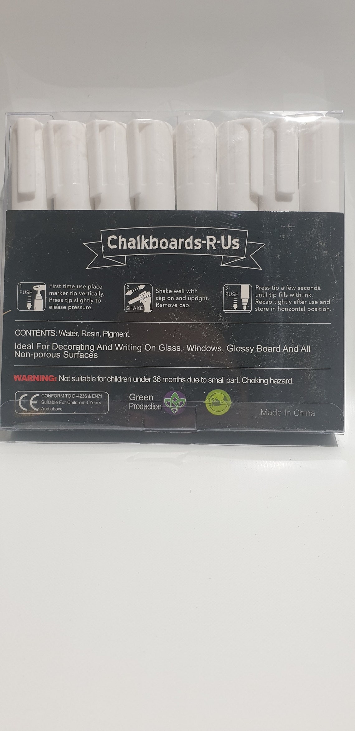 A4 Size Chalkboards Blackboards Wooden Bases 8 White - Etsy UK