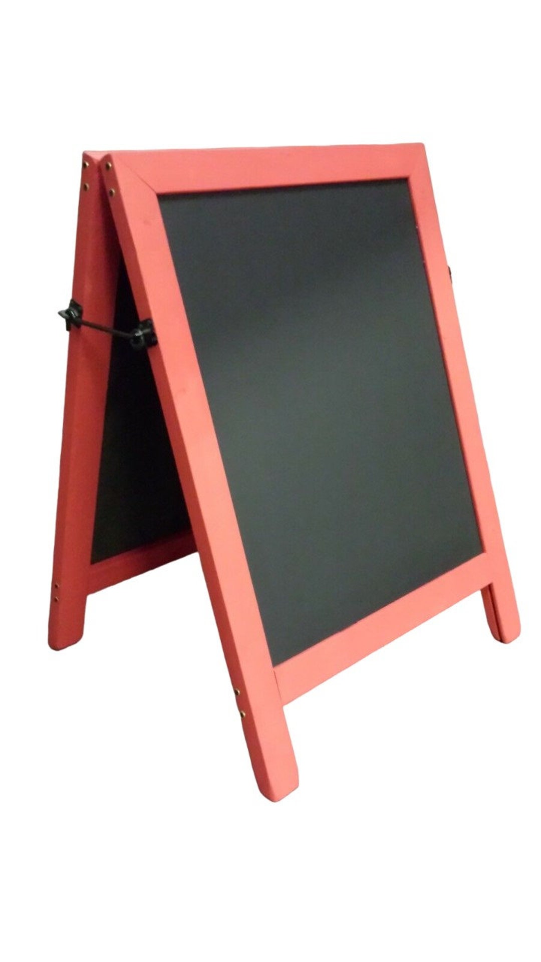 Heavy Duty Pavement Board Chalkboard Blackboard 100cm X 72cm 14kgs Red ...