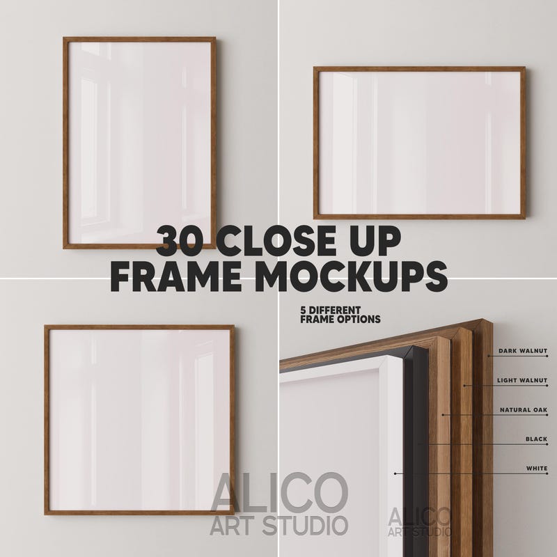 Rustic Square Mockup - Etsy UK