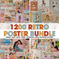 Animal Poster - Etsy