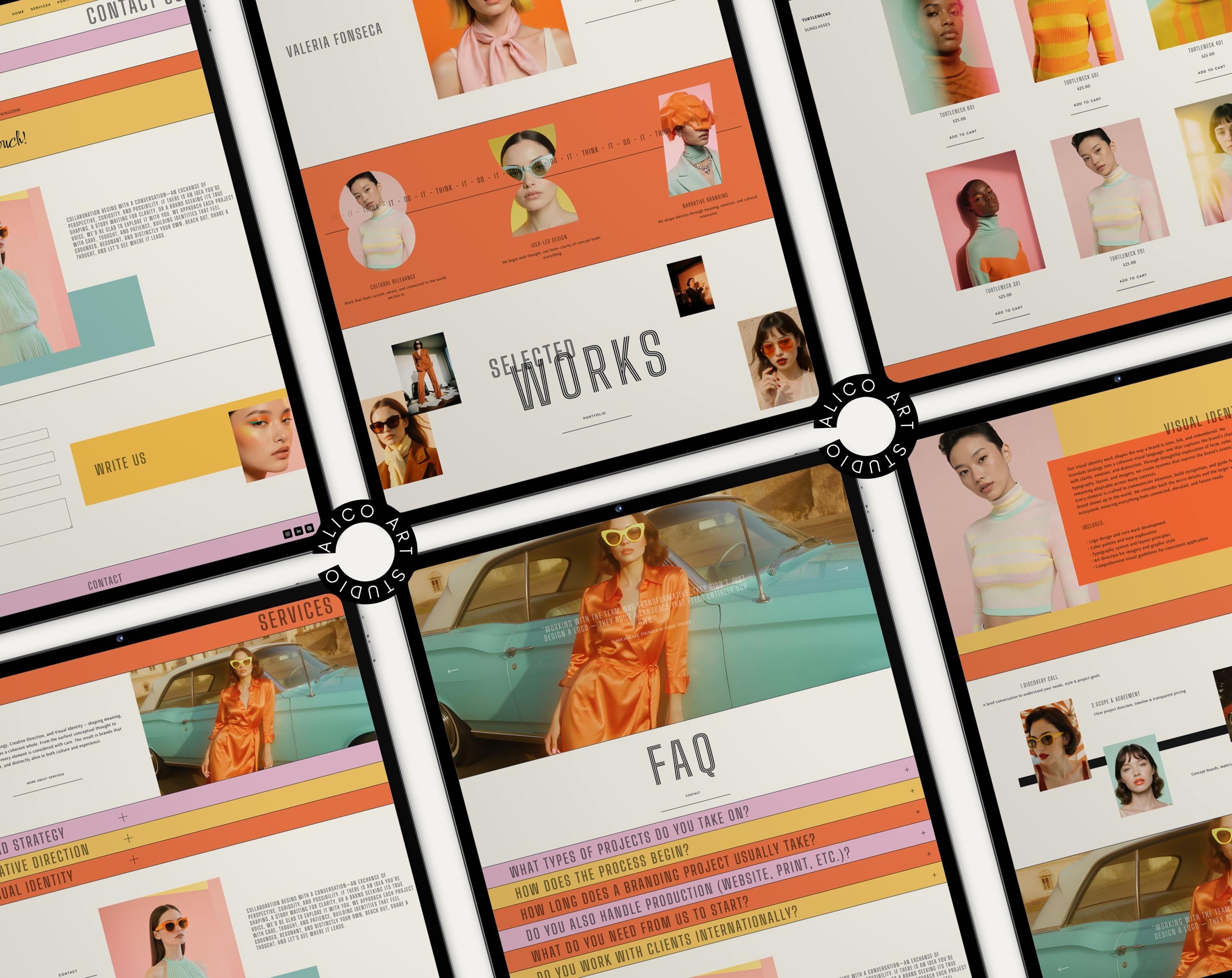 Squarespace Portfolio & Online Store Website Template for Creative ...