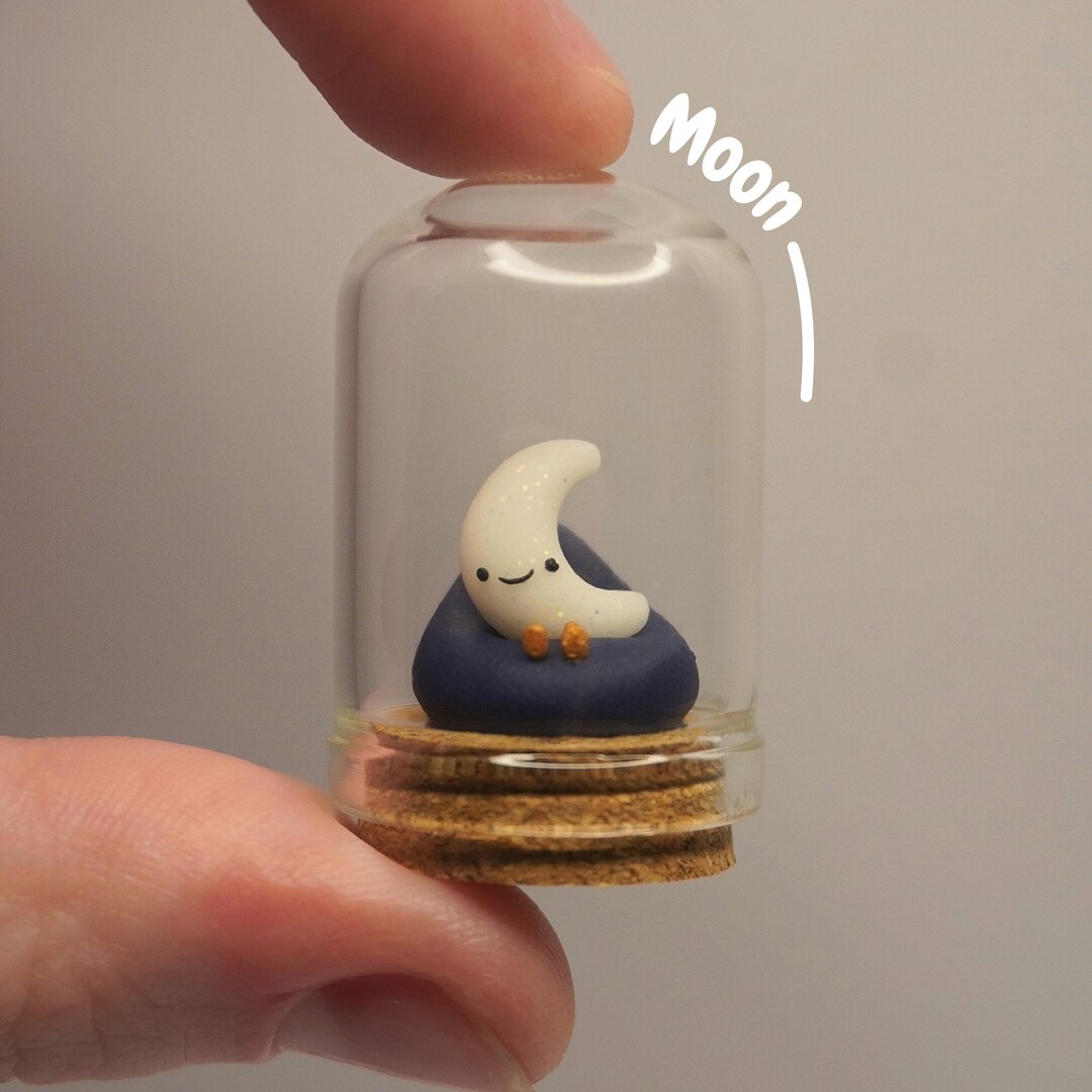 Miniature Moon / Moonlight / Sun and Moon / Bean Bag Buddy / Mini Make ...