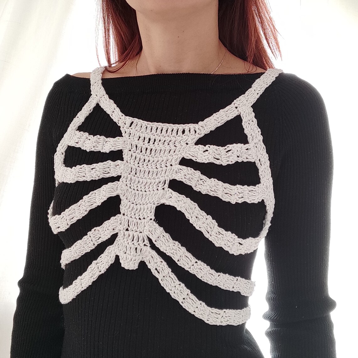 Rib Cage Corset Skeleton Top - Etsy UK