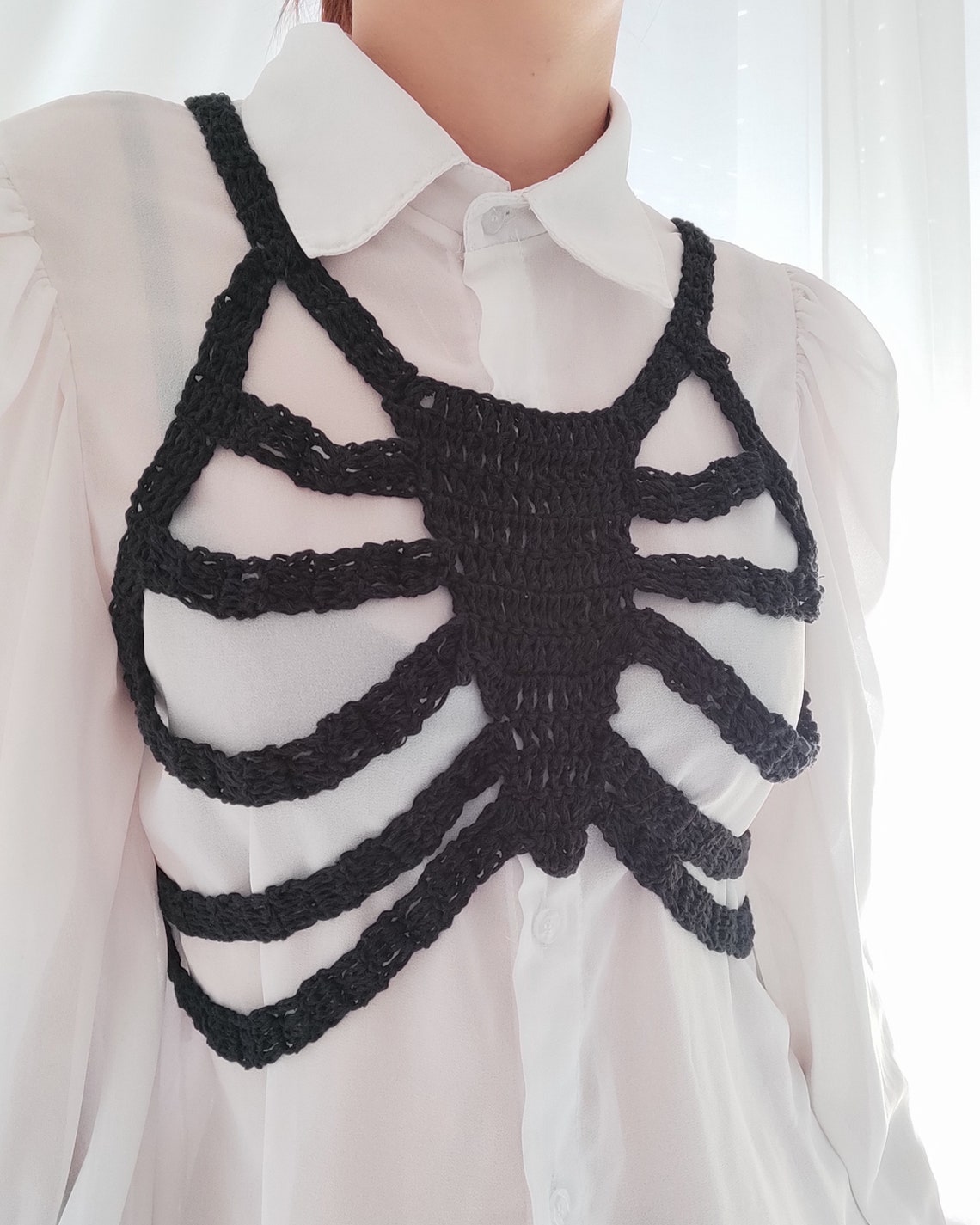 Rib Cage Corset Skeleton Top - Etsy UK