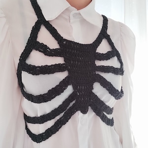 Rib Cage Corset, Skeleton Top - Etsy UK