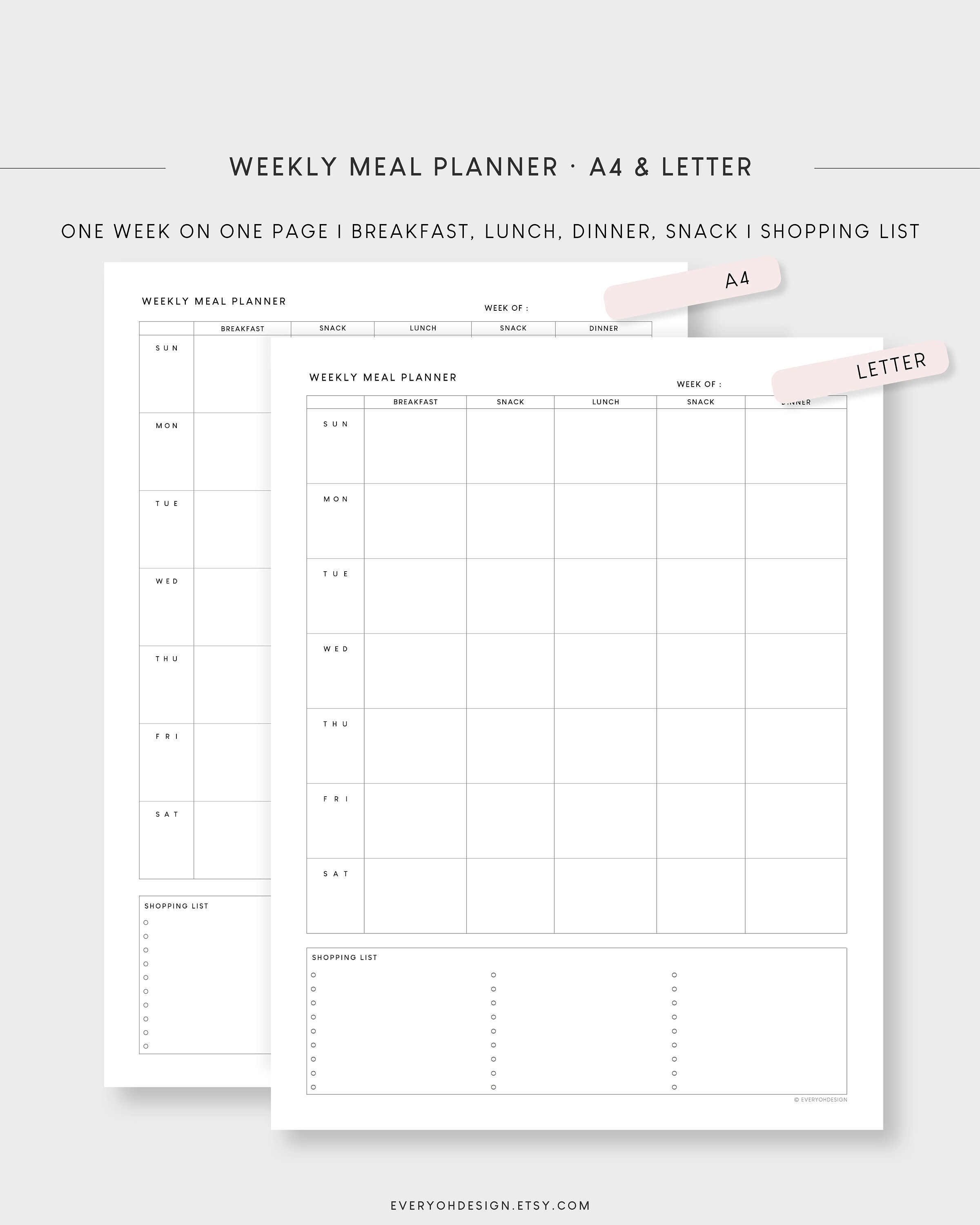 A4 Letter Weekly Meal Planner Printable Menu List Inserts Etsy Canada a4-letter-weekly-meal-planner-printable-menu-list-inserts-etsy-canada