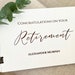 Personalized Retirement Gift | Custom Photo Album | Guest Book ...