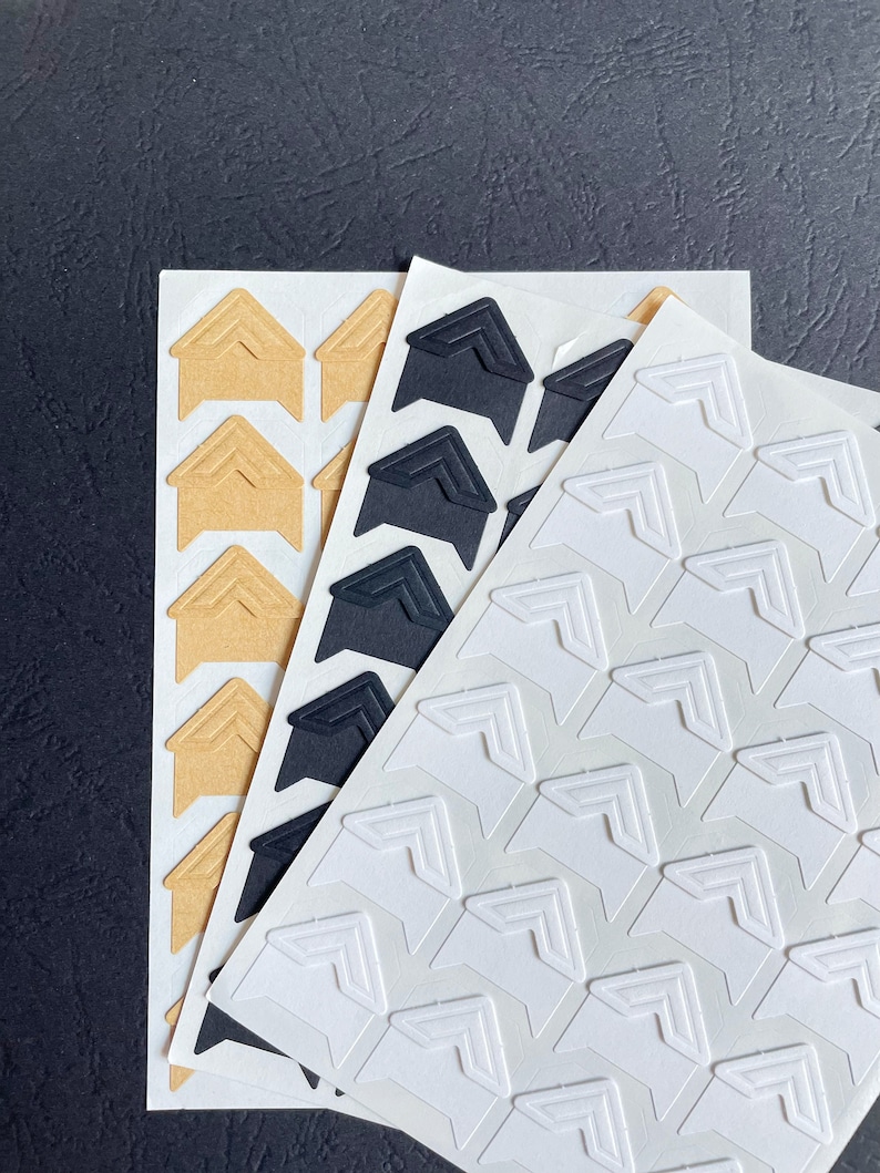Photo Corners Craft Photo Angles Stickers for Fixing - Etsy