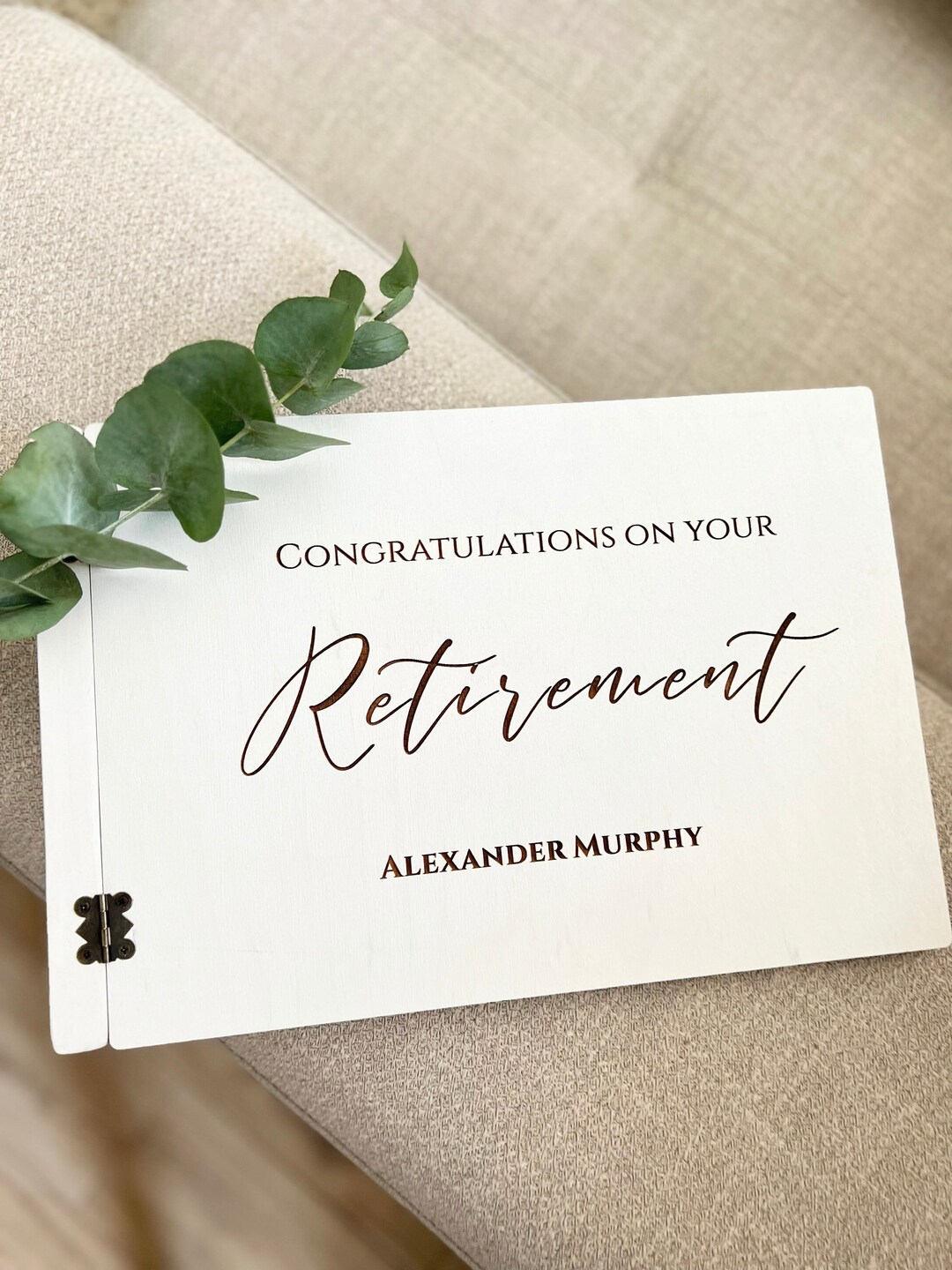 Personalized Retirement Gift | Custom Photo Album | Guest Book ...