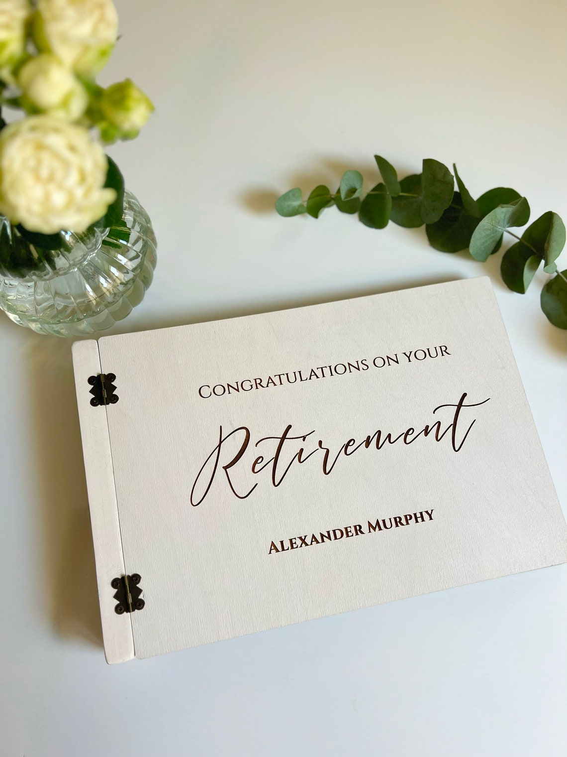 Personalized Retirement Gift | Custom Photo Album | Guest Book ...