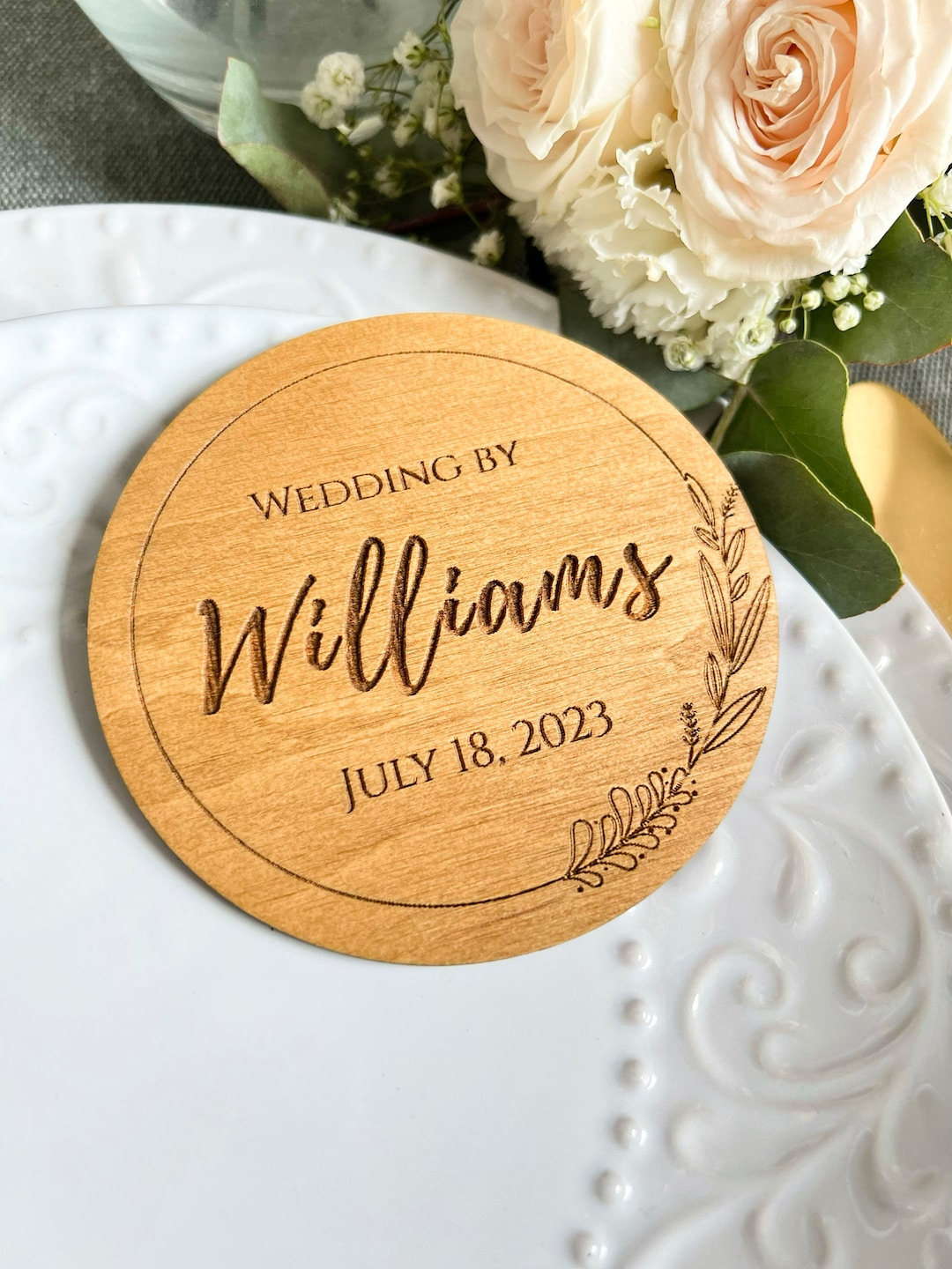 Personalized Wedding Coasters | Bulk Wedding Favors, Rustic Coasters ...