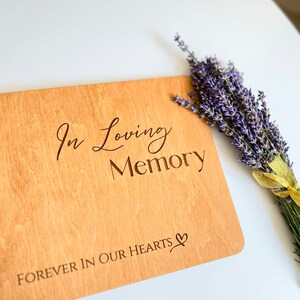 In Loving Memory | Personalized Memory Book | Funeral Guest Book ...