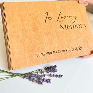 In Loving Memory | Personalized Memory Book | Funeral Guest Book ...