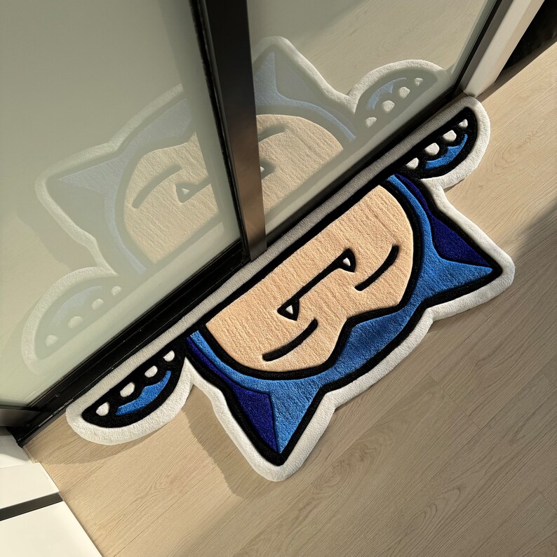 Custom Handmade Rug Inspired by a Beloved Cartoon Character Beautiful ...