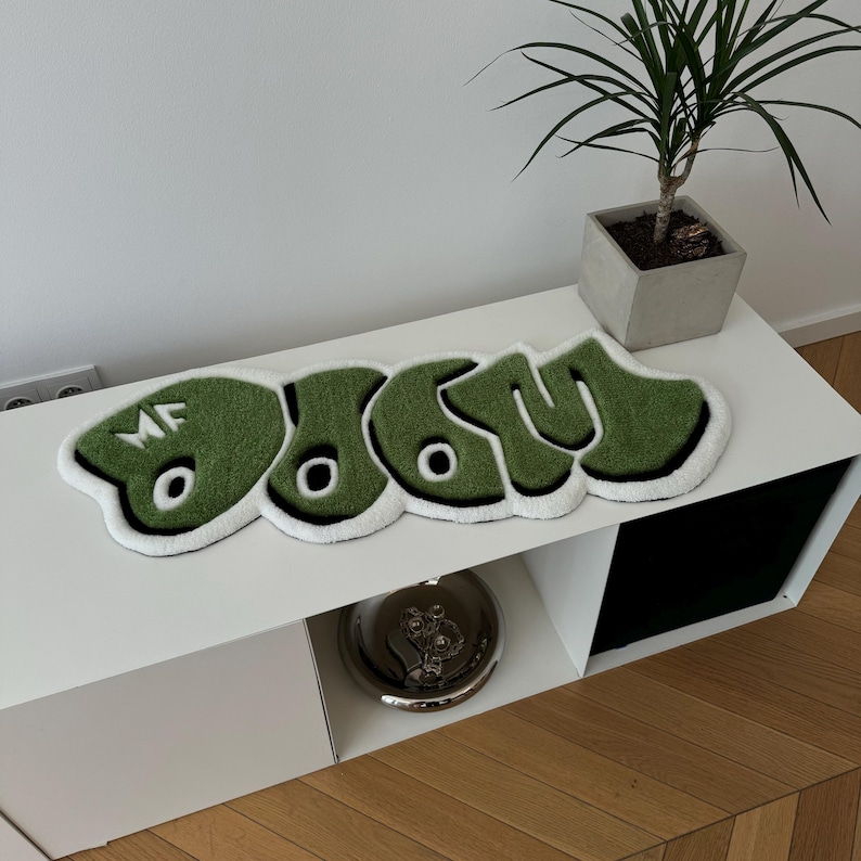 MF Doom Handmade Custom Rug Gift Idea for Rap Lovers and Stylish Home ...