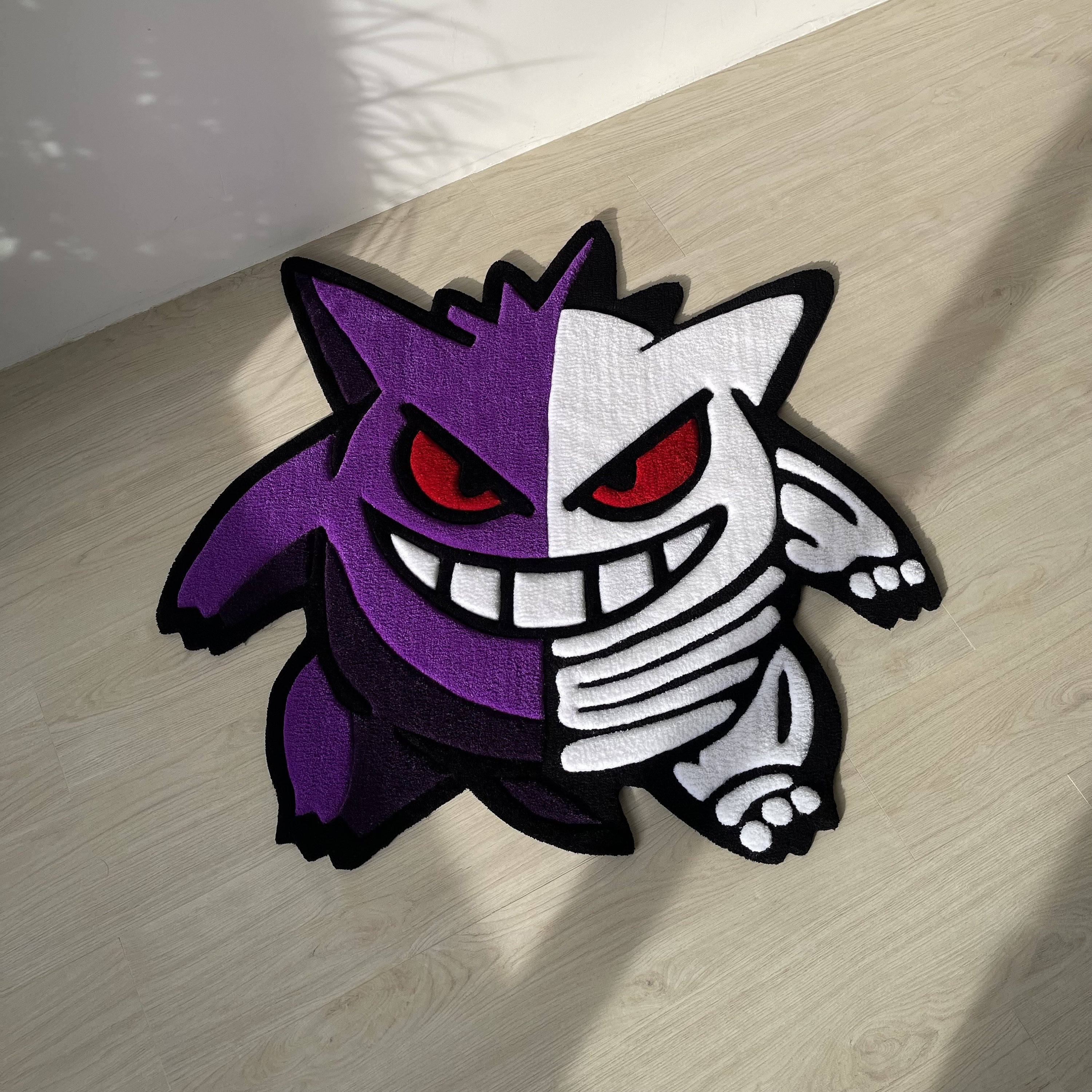 3D Gengar Skeleton Tufted Rug Perfect Gift for Cartoon Lovers - Etsy