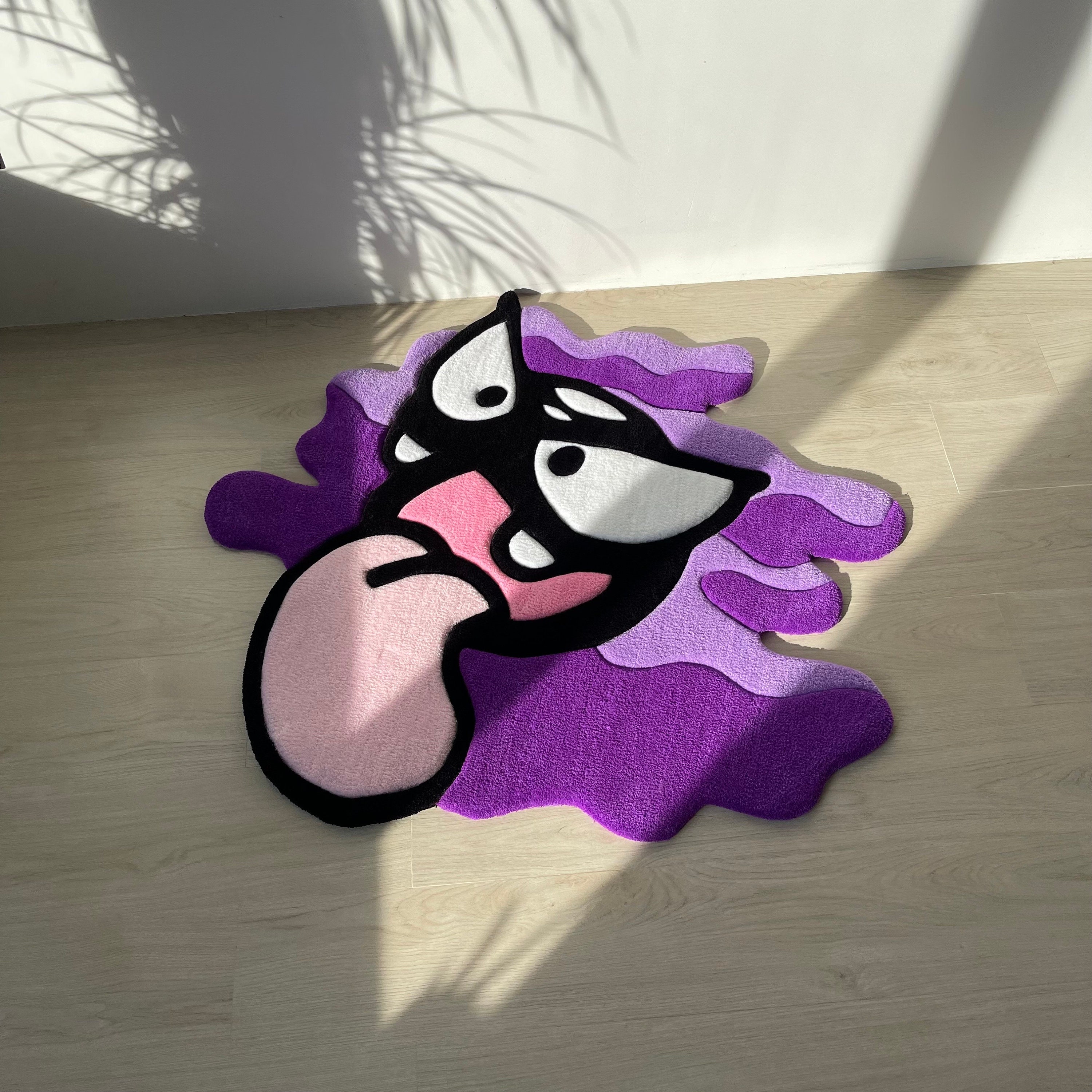 Gastly Custom Rug, Purple Tufted Rug for Home, Cute and Funny Rug - Etsy