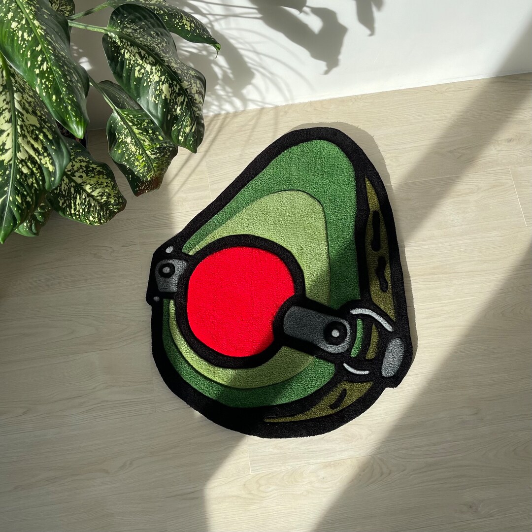 Handmade Tufted Avocado Rug Funny and Creative Gift for Friends ...