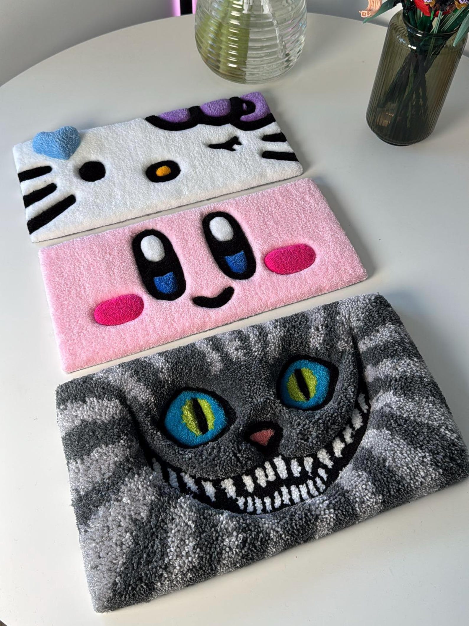 Cartoon Character Keyboard Rugs – Fluffy Gamer Desk Mat - Etsy