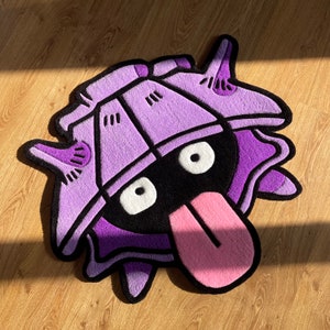 Purple Tufted Rug Inspired by a Cartoon Character - Great Gift for ...