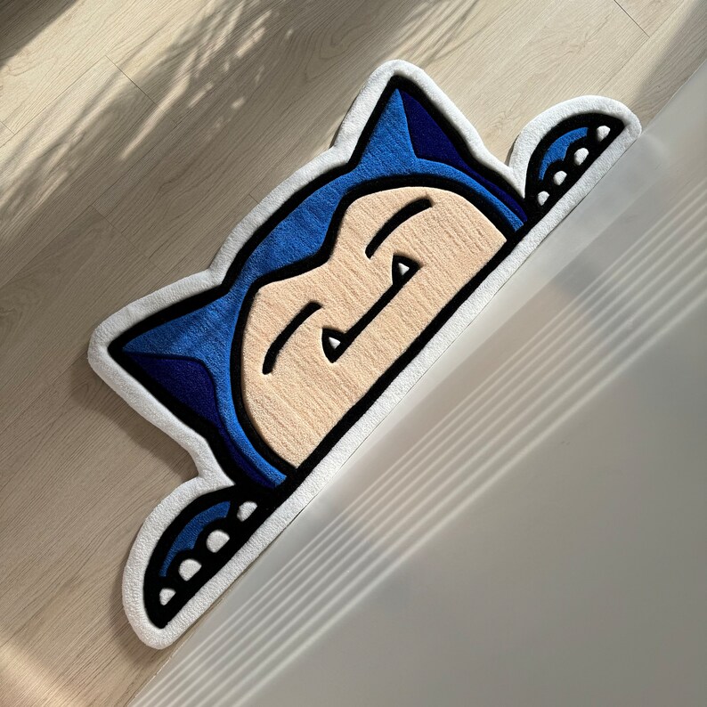 Custom Handmade Rug Inspired by a Beloved Cartoon Character Beautiful ...