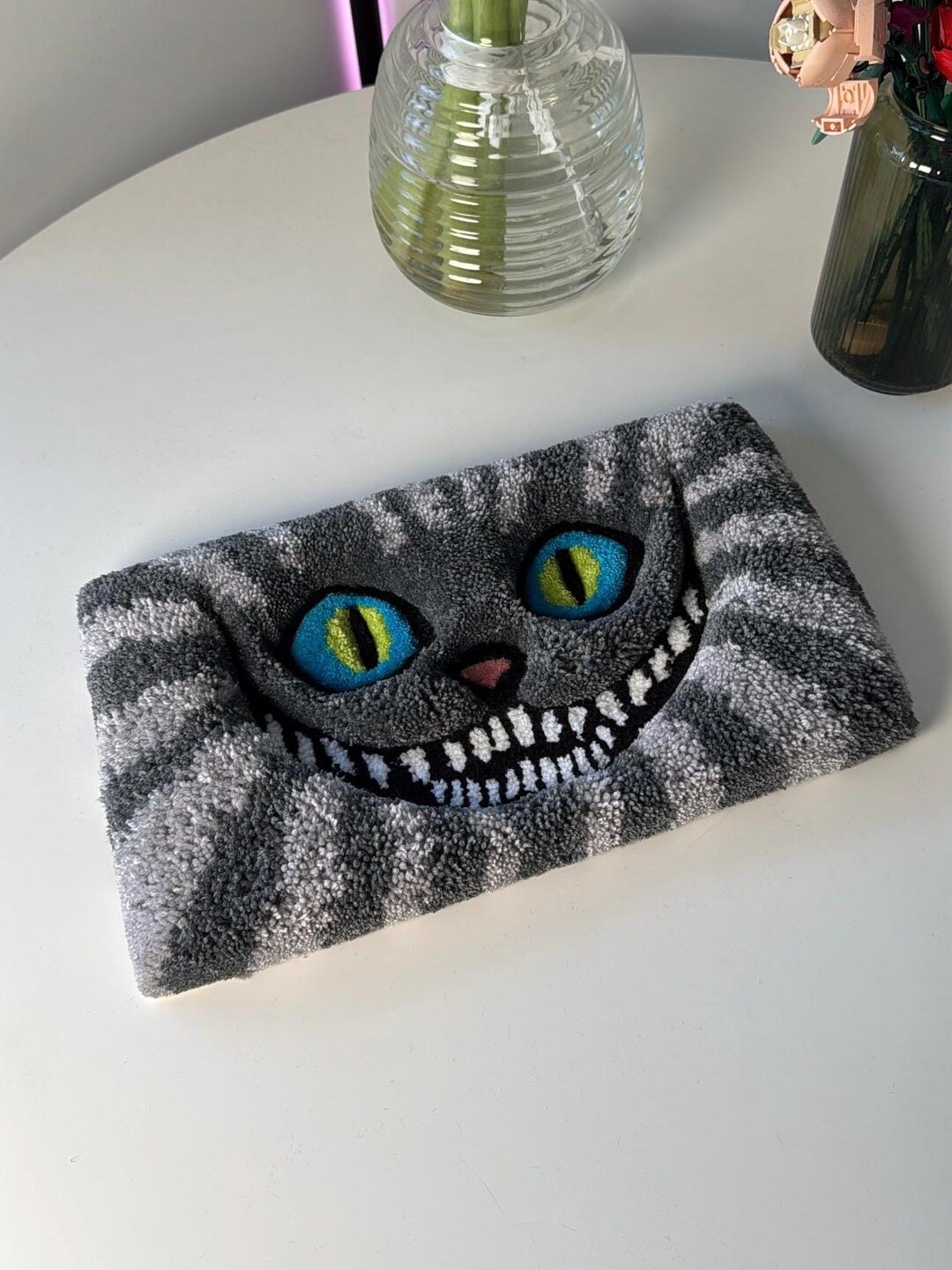 Fluffy Keyboard Rug – Handmade Tufted Desk Mat for Gamers and Cartoon ...