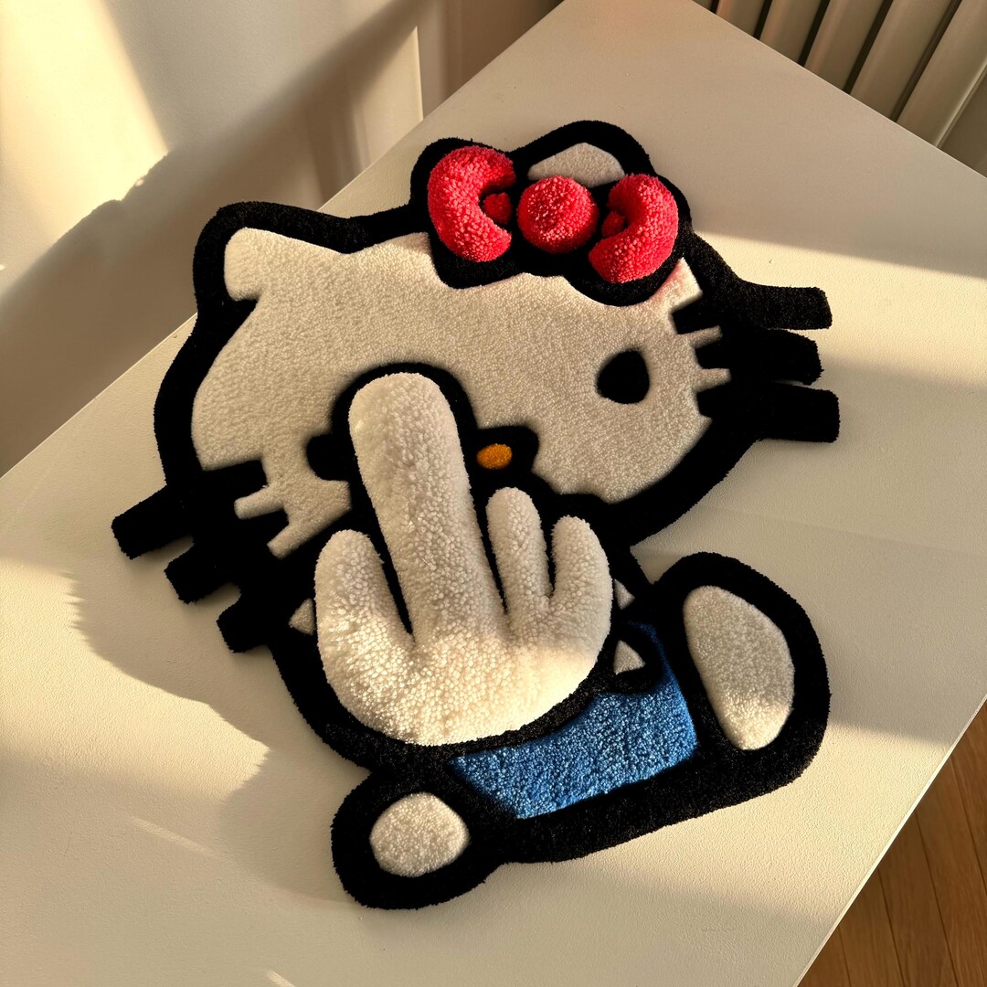 Cute Little 3D Tufted Rug With a Popular Cartoon Character, Y2K ...