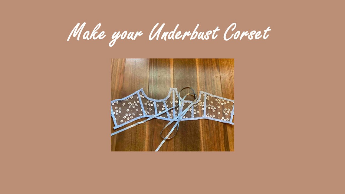 Underbust Corset Pattern Sheer Corset Pattern Corset Belt - Etsy