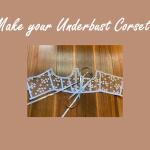 Underbust Corset Pattern Sheer Corset Pattern Corset Belt - Etsy