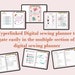 Digital Sewing Planner |digital Sewing Journal| Sewing Planner ...