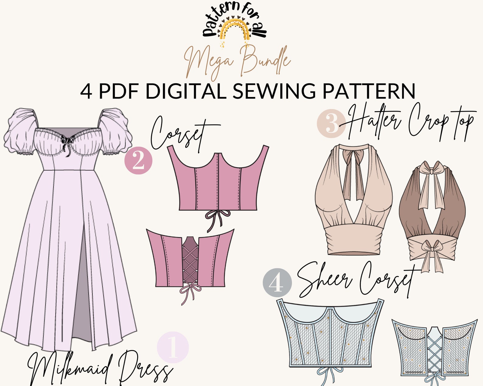 Sewing Patterns for Women PDF Digital Sewing Pattern dress - Etsy