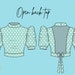 Open Back Crop Top Pattern Tie in Crop Toppdf Sewing - Etsy