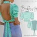 Sewing Pattern Bundle puff Sleeve Top Butterfly Sleeve Top Open Back ...