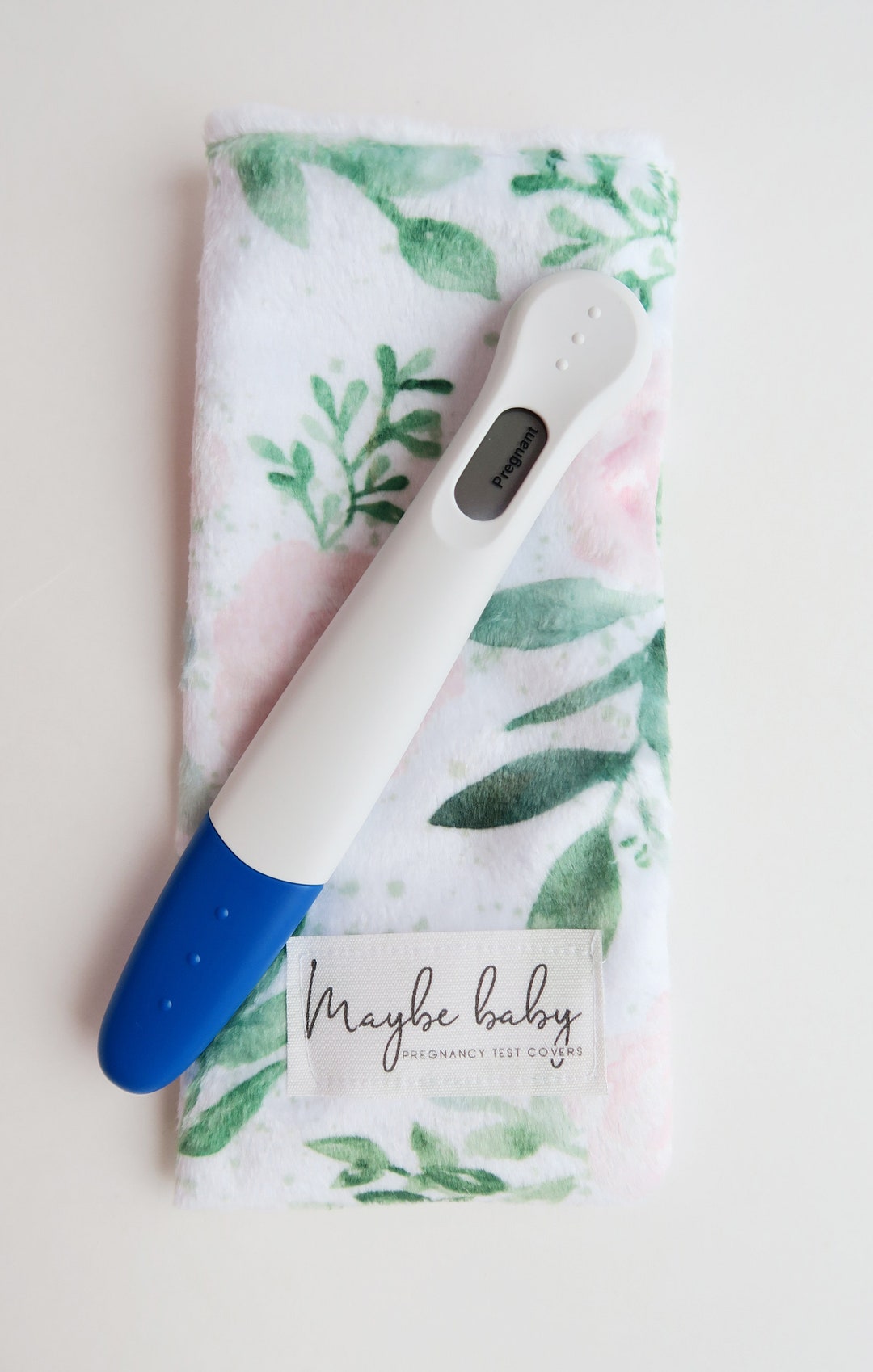 Pink Flowers Maybe Baby Pregnancy Test Covers Trying to Conceive Ttc ...