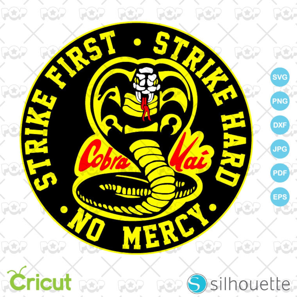 Cobra Kai logo svg Cobra Kai logo clipart Cobra Kai logo svg | Etsy