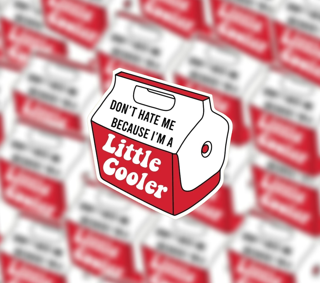Little Cooler Vinyl Sticker, Vinyl Decal Sticker for Laptops, Cars ...