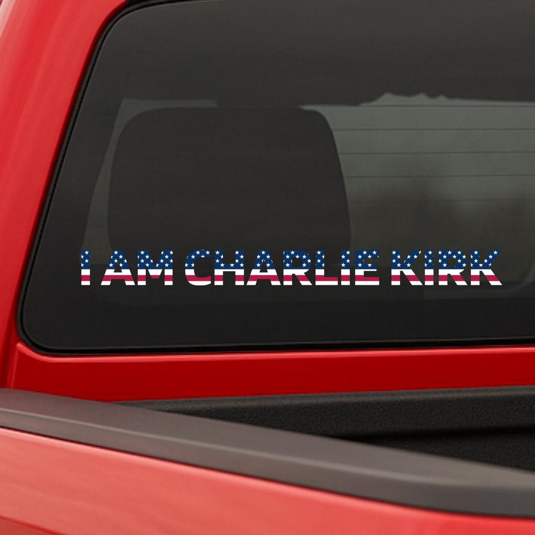 I Am Charlie Kirk American Flag Patriotic Themed Patriotic - Tribute ...