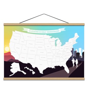 Personalized Running Photo Map Unique Way to Display Races in Every ...