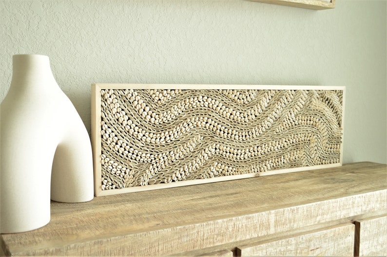 Dimensional Cowrie Seashell Minimalist Wall Art Abstract - Etsy