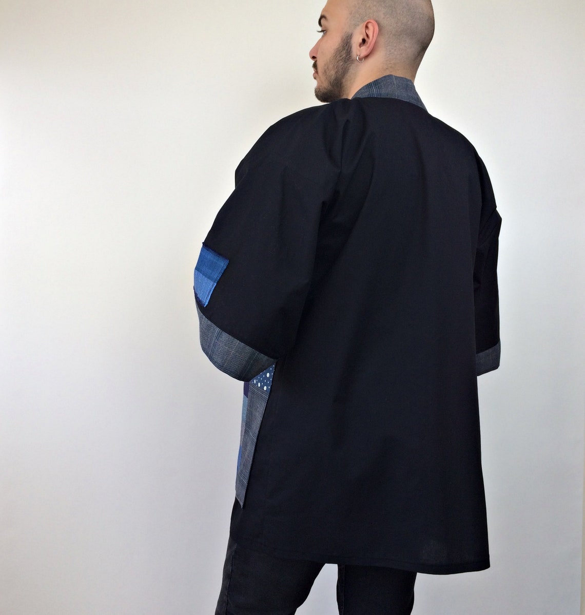 Men's Modern Noragi Jacket Streetwear Haori Male | Etsy