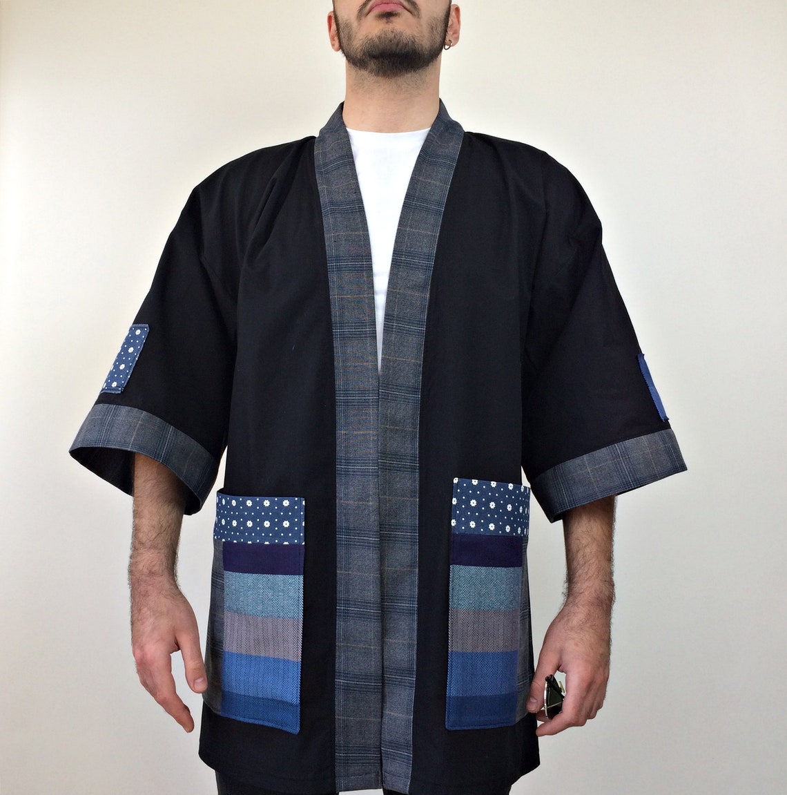 Men's Modern Noragi Jacket Streetwear Haori Male | Etsy