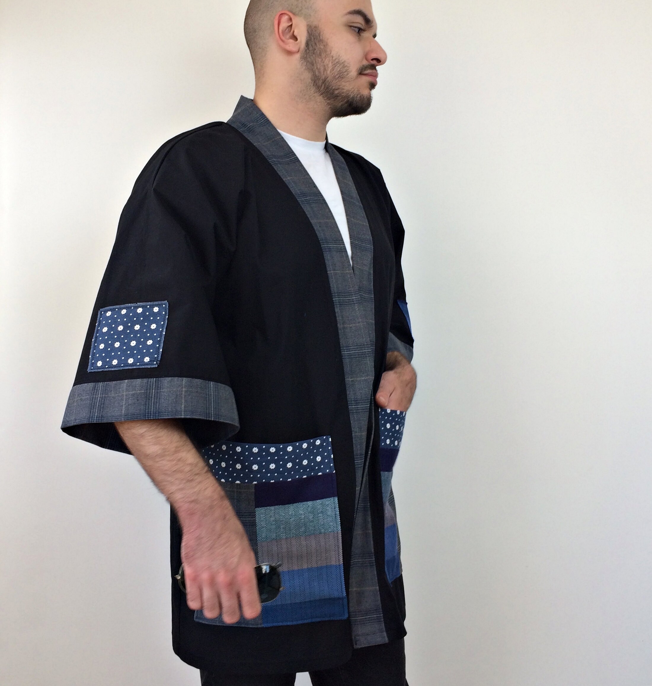 Men's Modern Noragi Jacket Streetwear Haori Male | Etsy