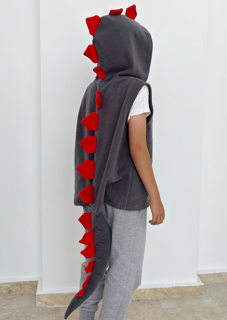 Dinosaur Tail Costume Tail-wearing Dinosaur Vest Halloween - Etsy