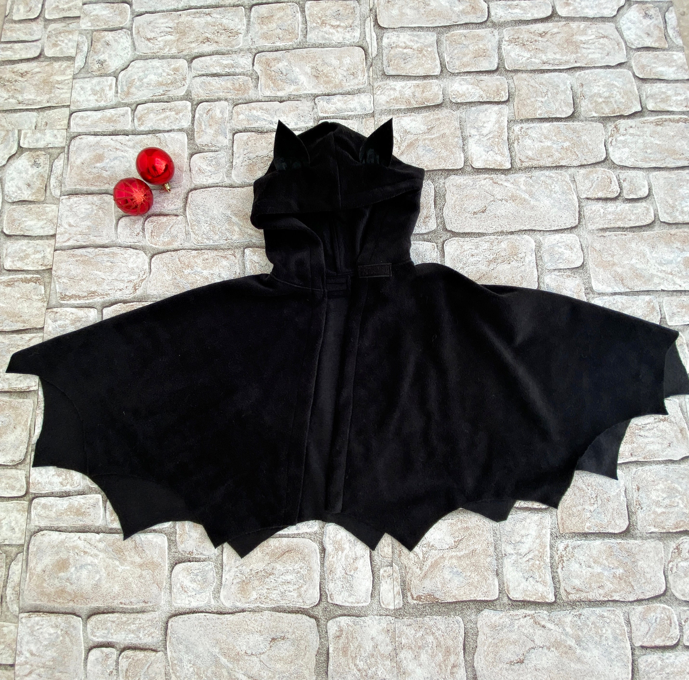 Kids' Halloween Bat Cape, Gothic Vampire Costume, Bat Wings Spooky Cape ...
