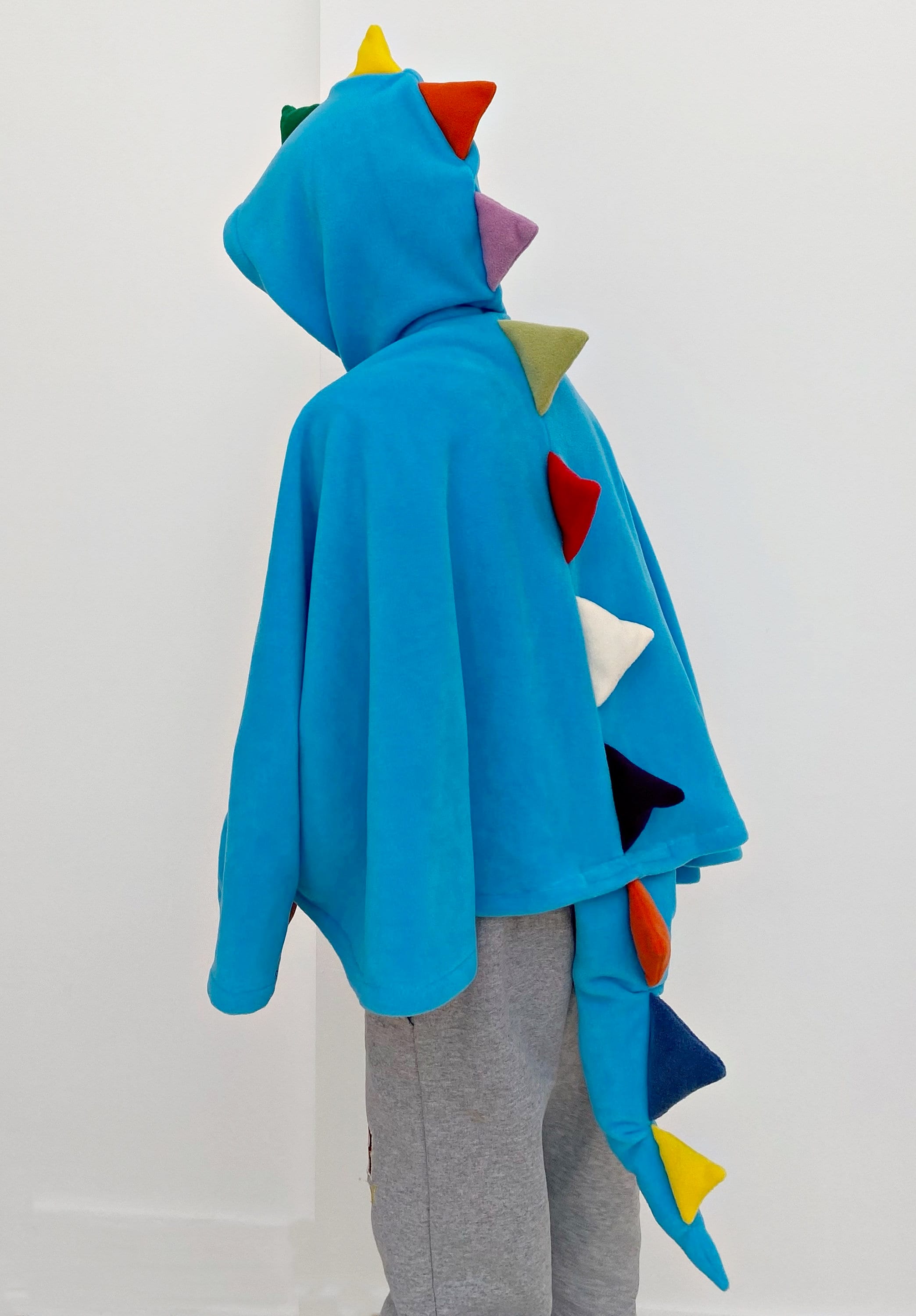 Rainbow Dinosaur Cape Halloween Costume for Kids Girl and - Etsy