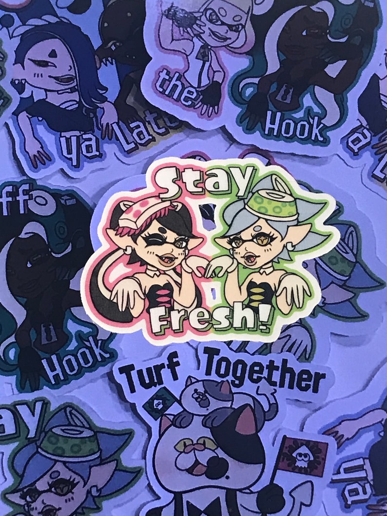 Splatoon Idol Stickers Callie Marie Pearl Marina Shiver - Etsy