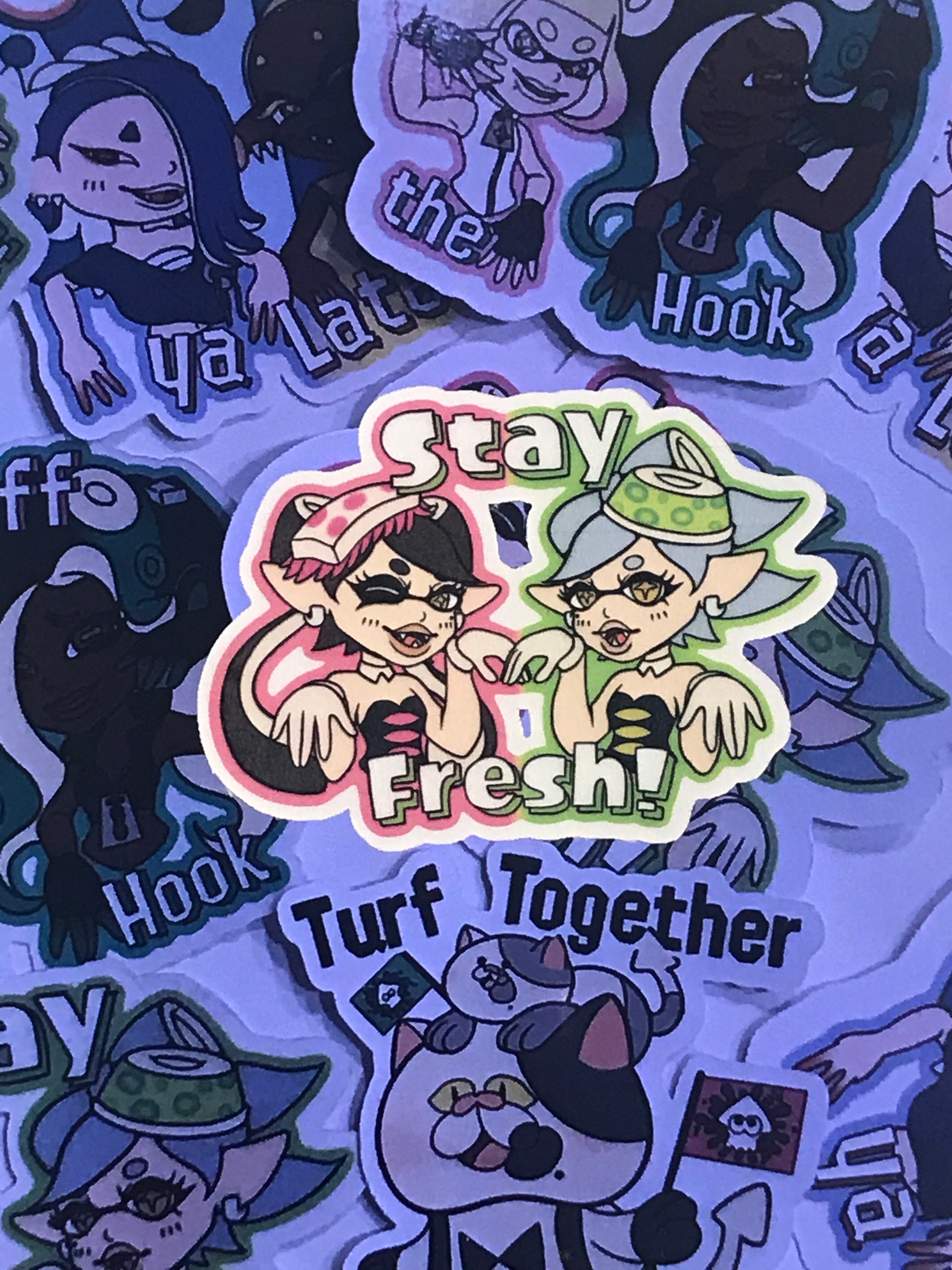 Splatoon Idol Stickers Callie Marie Pearl Marina Shiver - Etsy